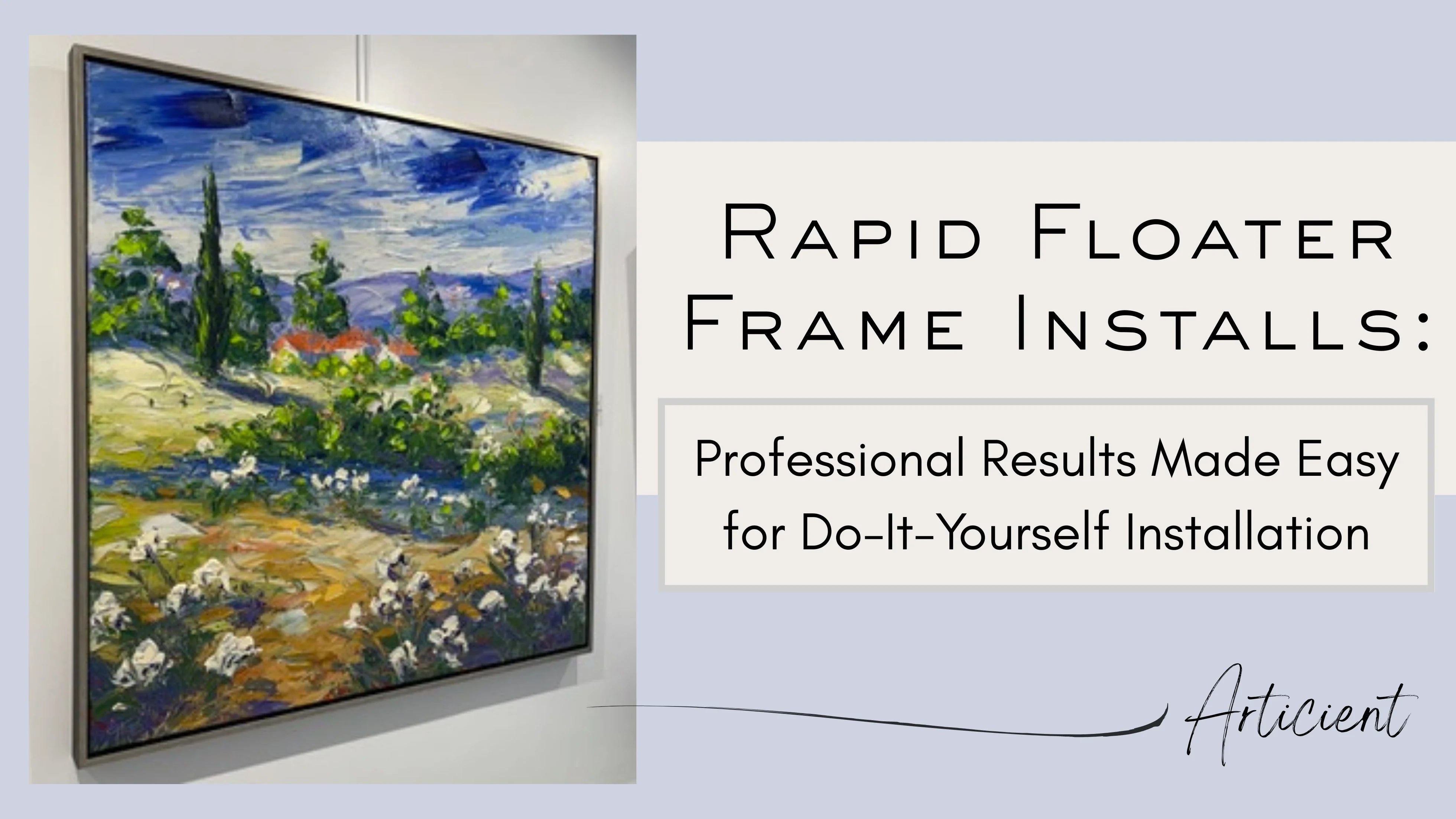 Floater Frame Install: Professional Results Made Easy for Do-It-Yourse ...