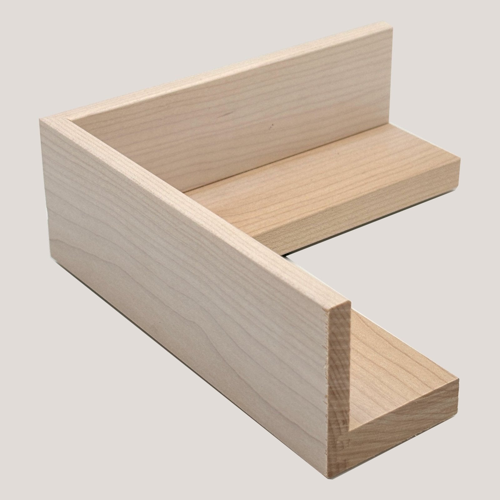 Kiawah White Maple Floater Frame: Modern and Sophisticated Art Display - Default Title - Articient