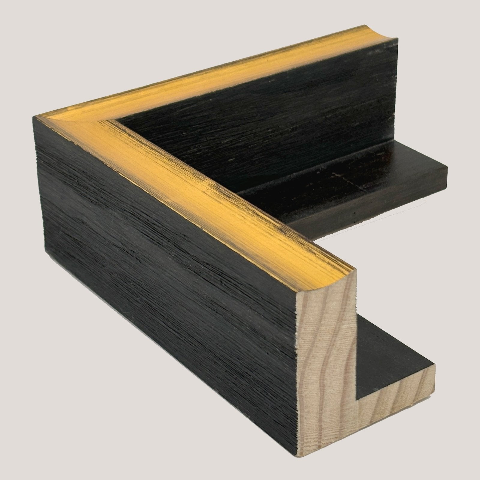 Wide Black and Gold Frame - Articient